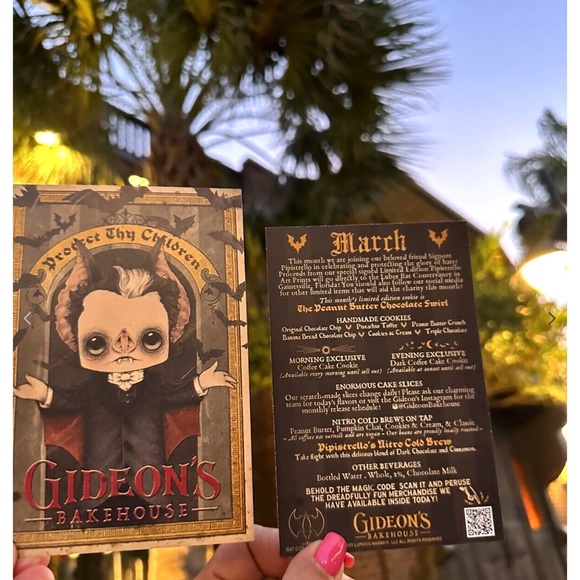 Gideons Bake shop | Wall Decor | Gideons Bakehouse Menu Card | Poshmark